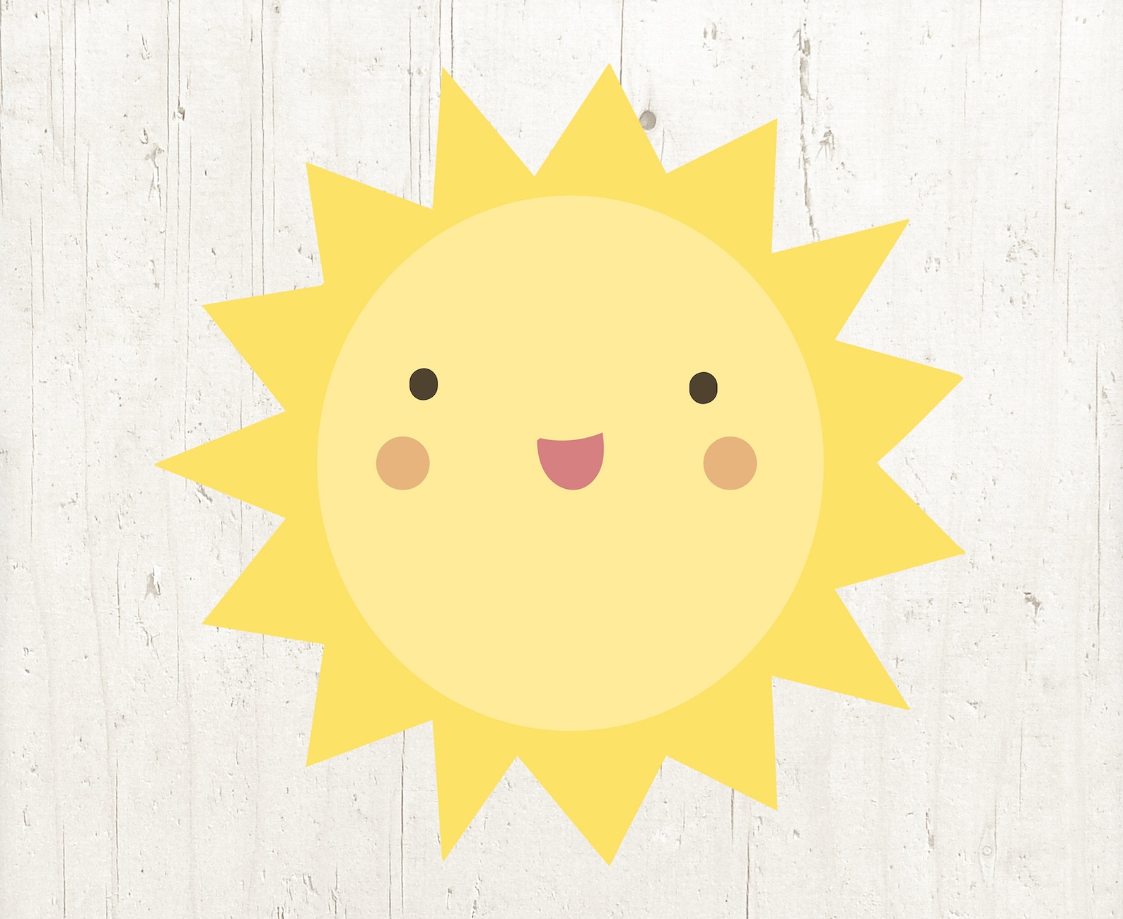 Smiling Sun SVG Happy Sun With Face Svg Sun Clipart Kawaii - Etsy Canada