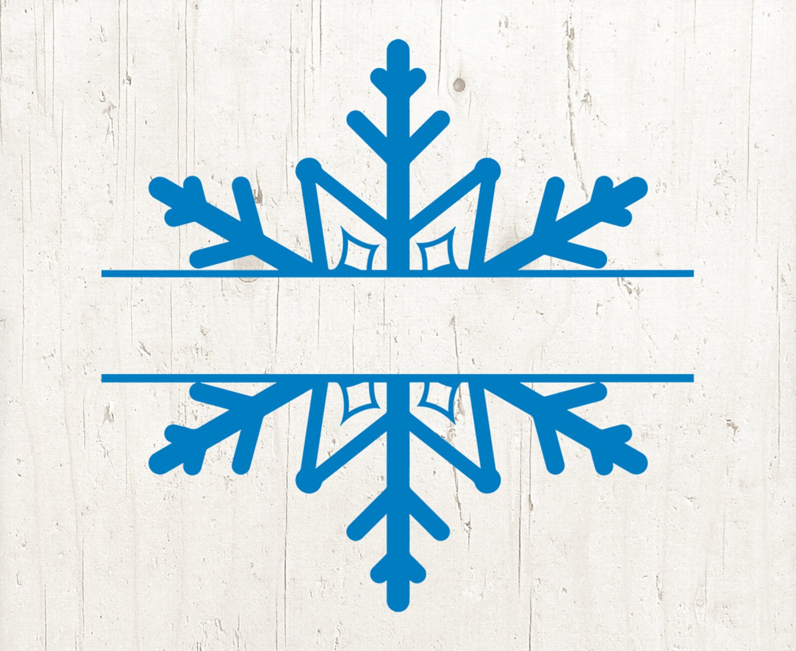 Split Snowflake SVG Snowflake Name Svg Christmas Svg - Etsy
