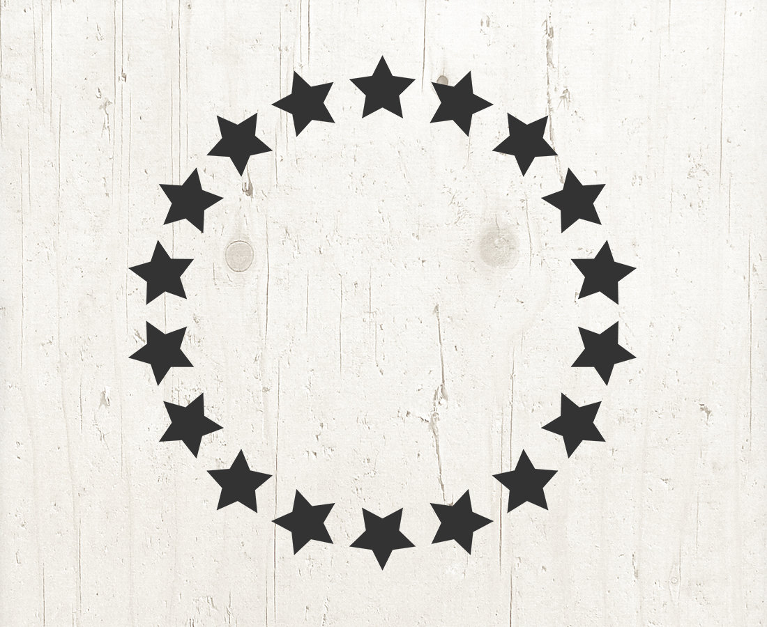 Stern SVG Stern Clipart Stern Svg Monogramm Rahmen Svg - Etsy Schweiz