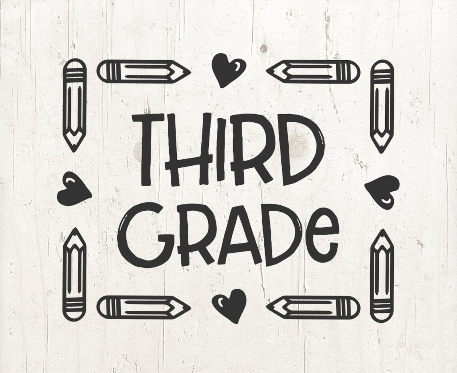 Third Grade Svg 3rd Grade Svg Third Grade Sign Third Grade - Etsy