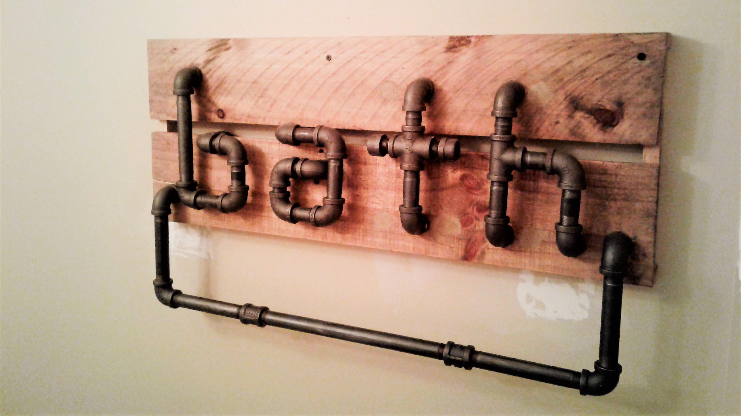 Industrial Bath Steel Pipe Sign - Etsy Canada