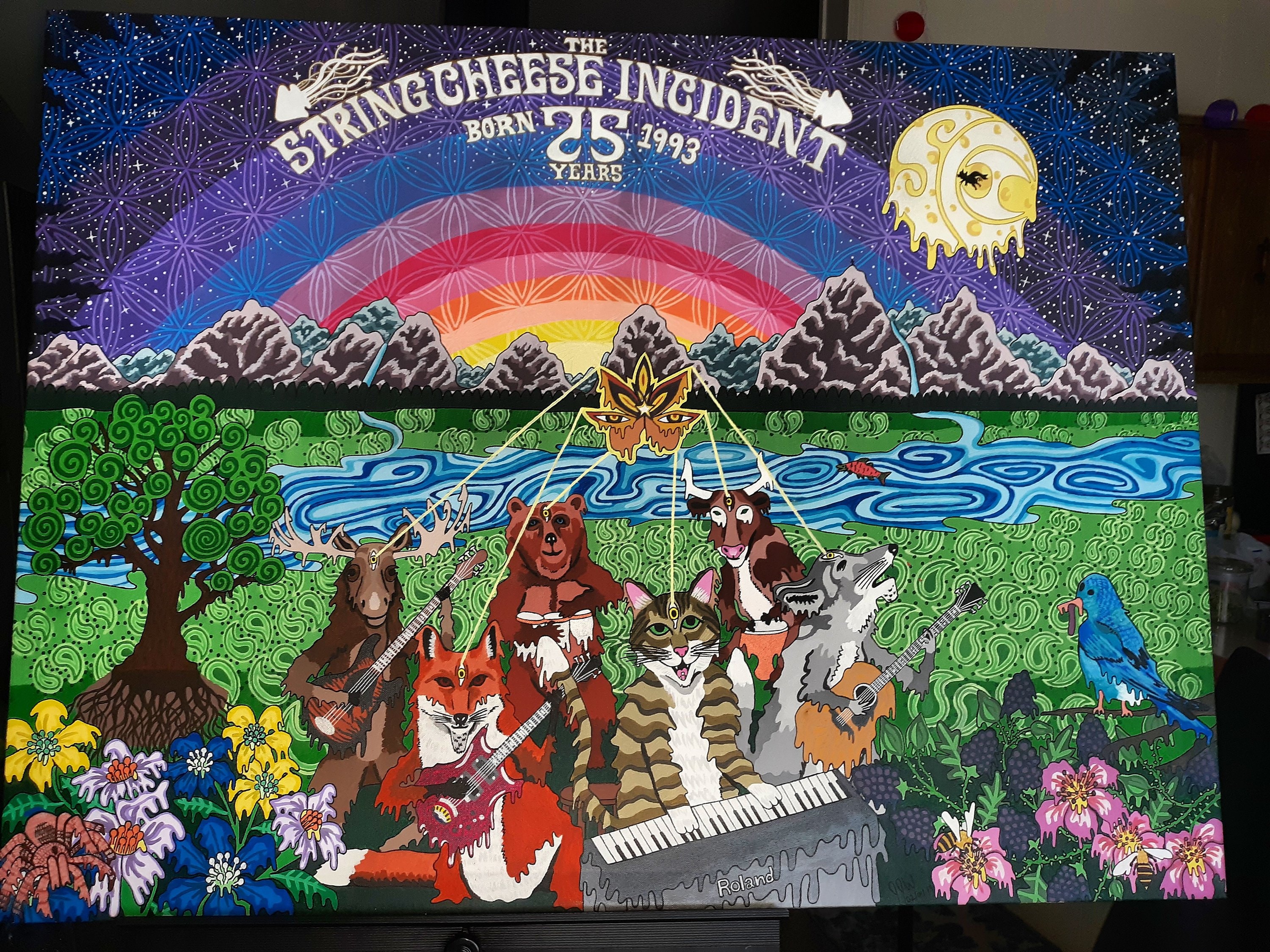 String Cheese Incident Artwork Trippy Art Impressions psychédéliques ...