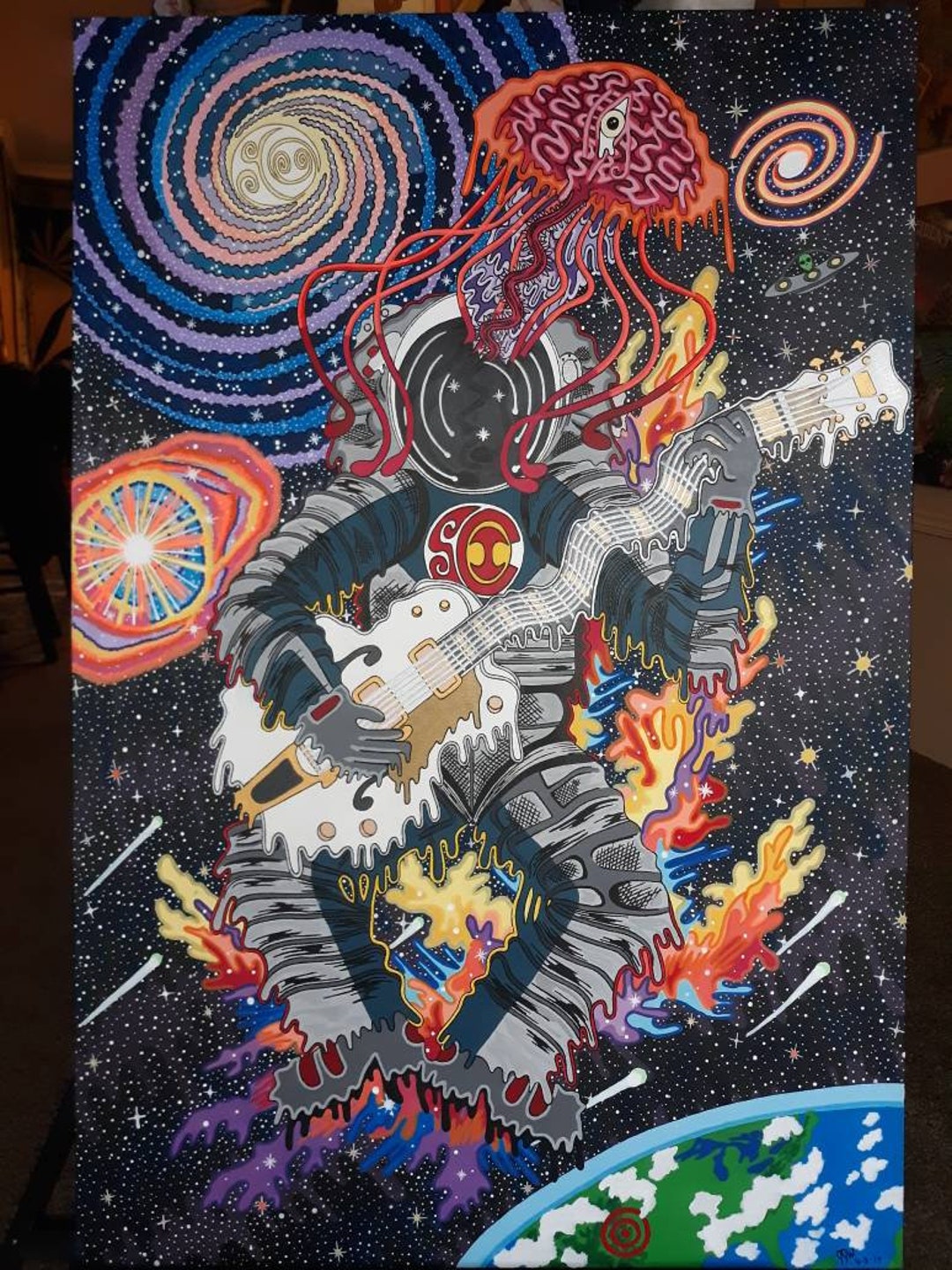 String Cheese Incident Artwork - Trippy Art - Psychedelic Painting ...