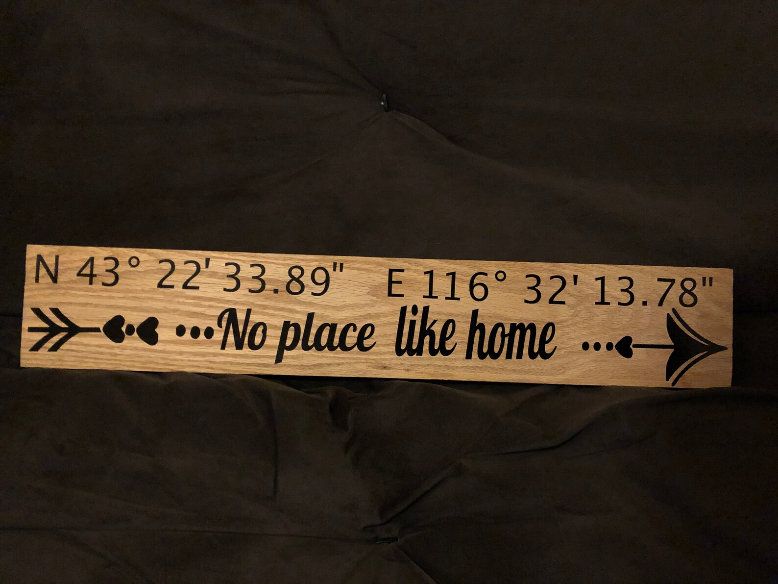 GPS Coordinates Home Sign Personalized - Etsy