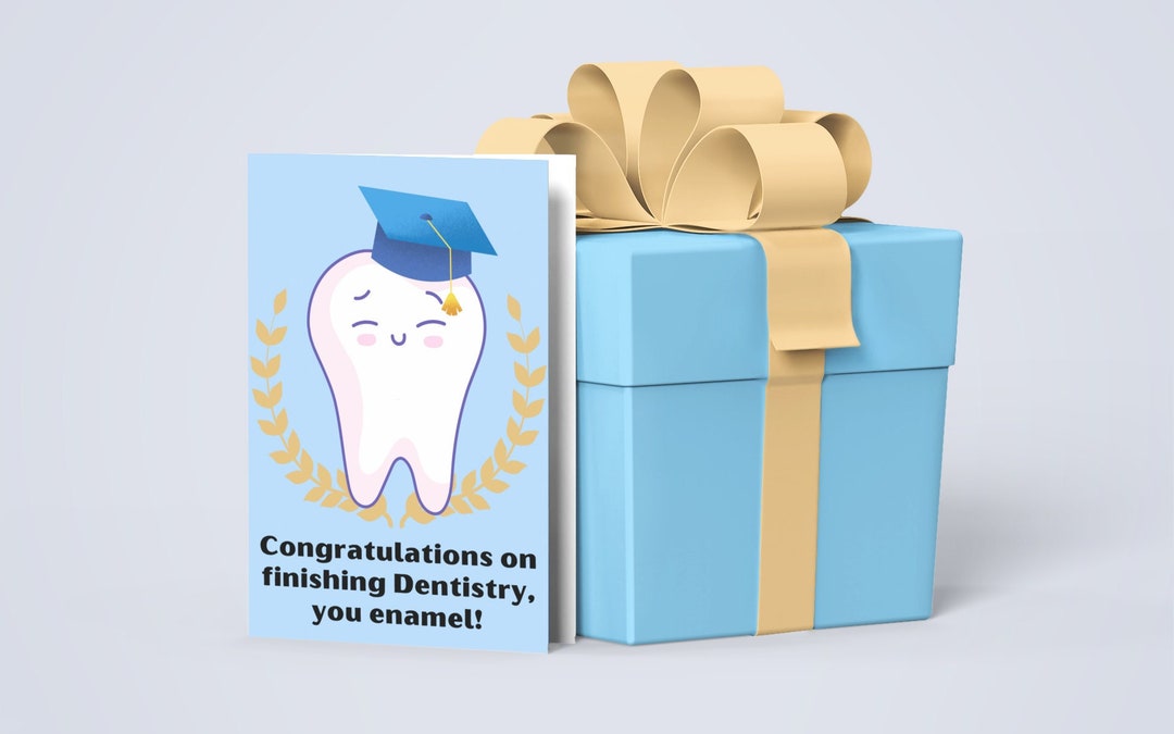 Dentist Graduation Card, Congratulations Student, Dental Hygienist, 5x7 ...