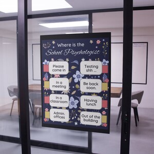 Where is the School Psychologist Door Sign, Back to School, Instant ...