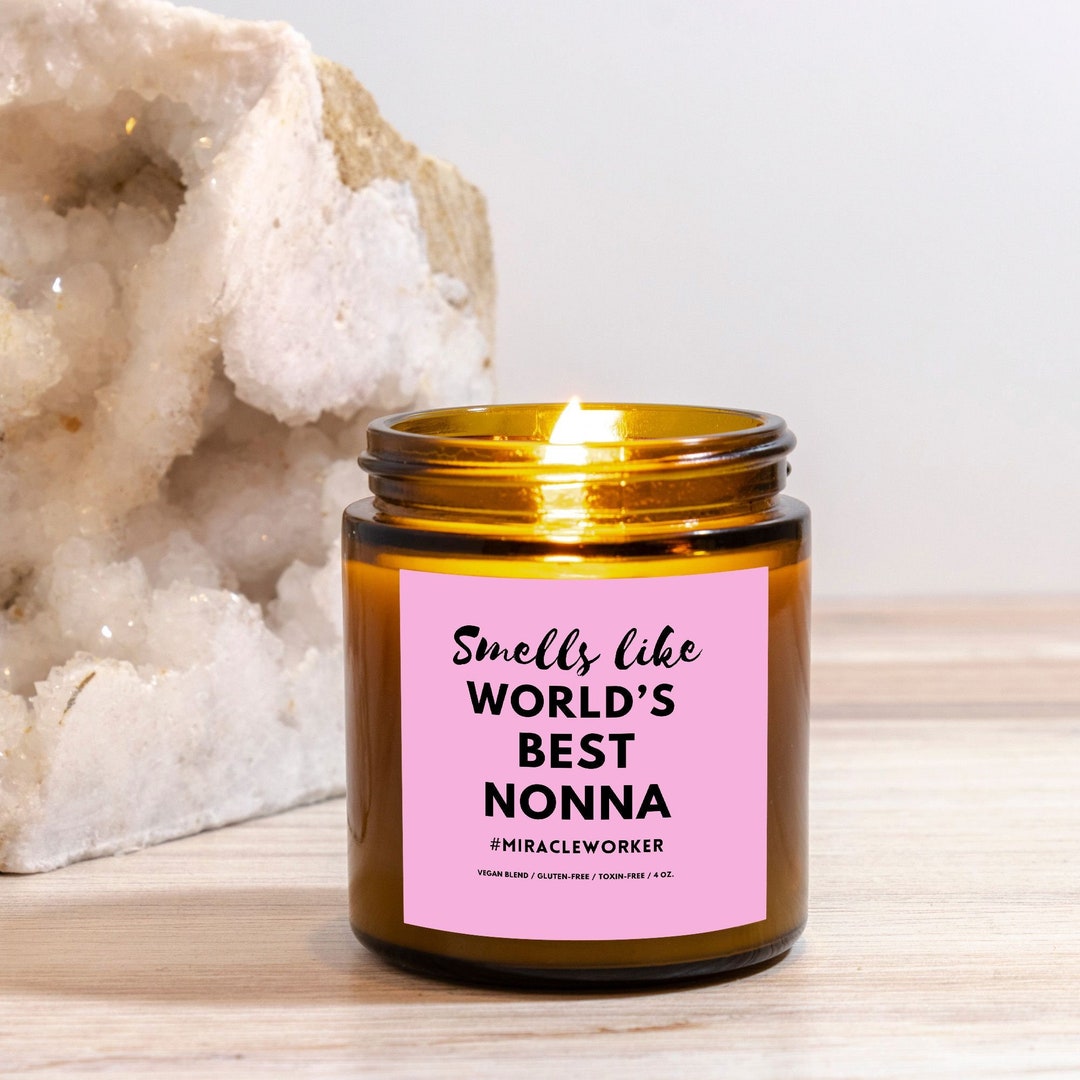 World's Best Nonna Candle Christmas Gif for Grandma - Etsy