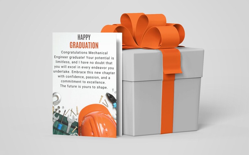 Mechanical Engineer Graduation Card Congratulations Gift 5x7 - Etsy