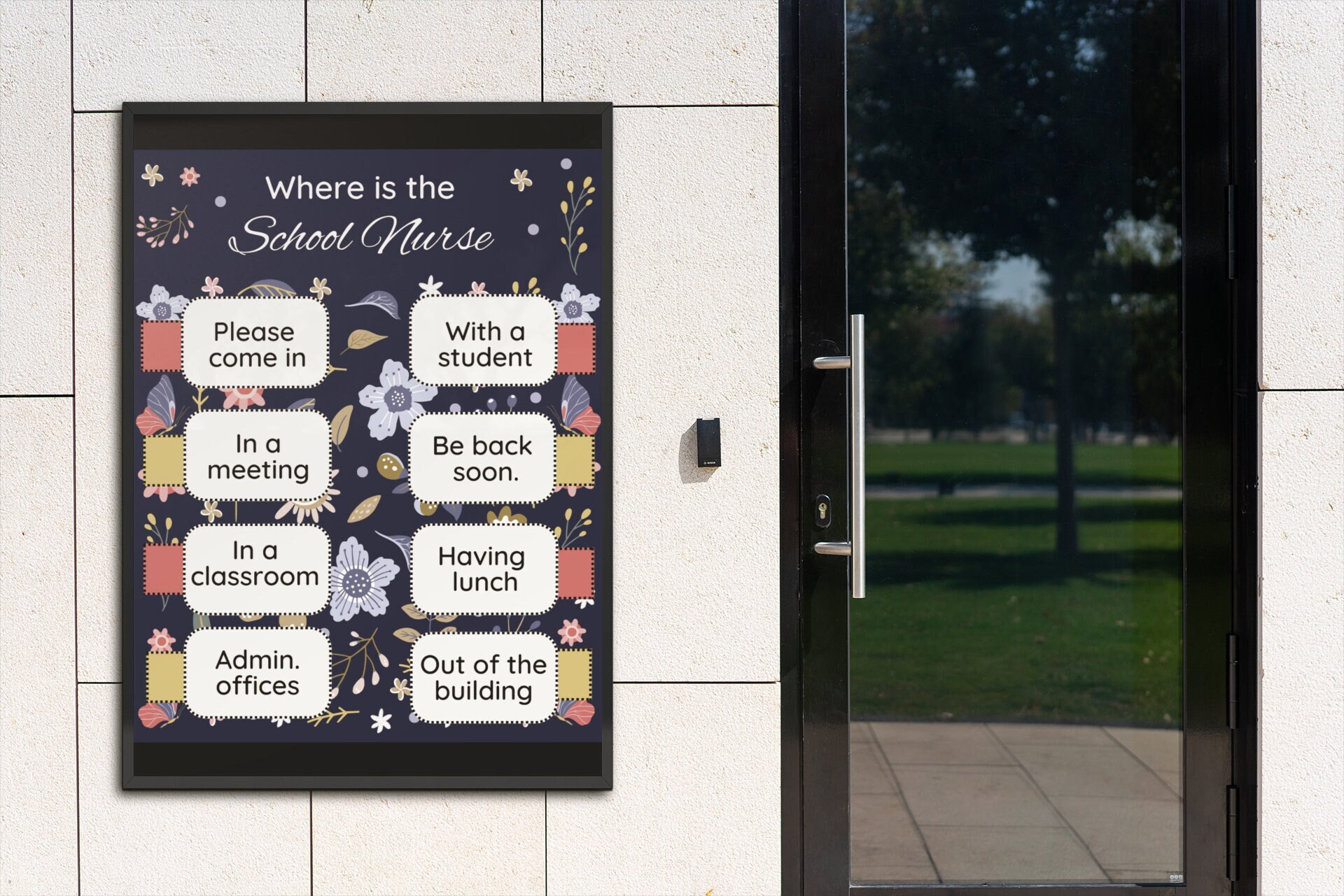 School Nurse Sign School Nurse Poster Office Décor Nurse - Etsy