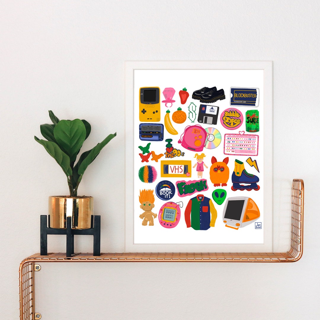 90s Flashback Print, Nineties, 90s Pop Culture, 90s Fashion, 90s ...