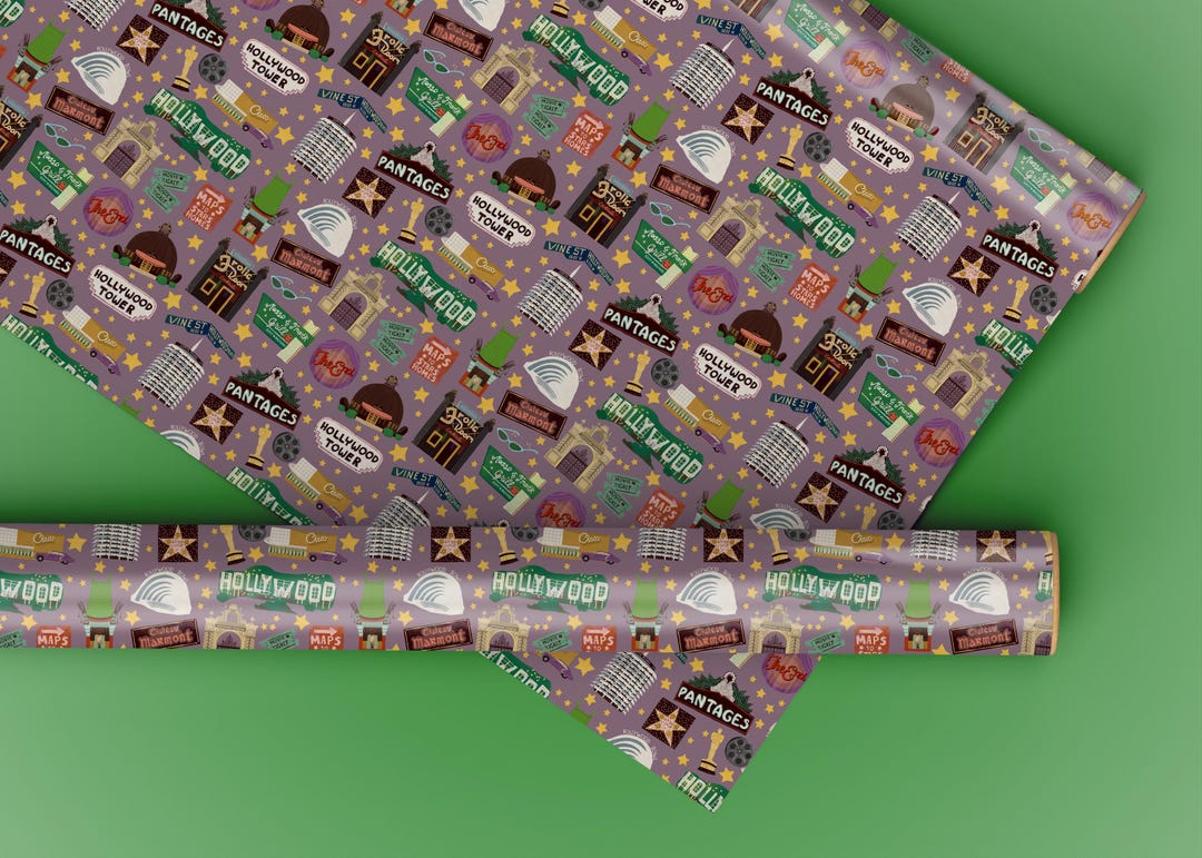 Old Hollywood Wrapping Paper: Luxury Gift Wrap for Movie Lovers - Etsy