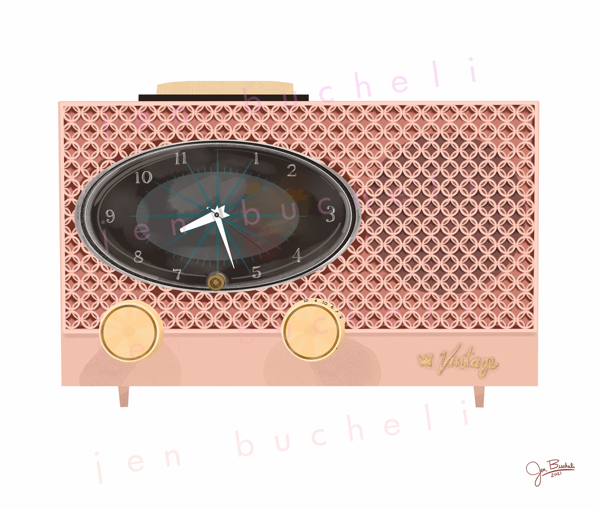 Vintage Radios Collection Cards W/envelopes Set of 6 Mid Mod | Etsy