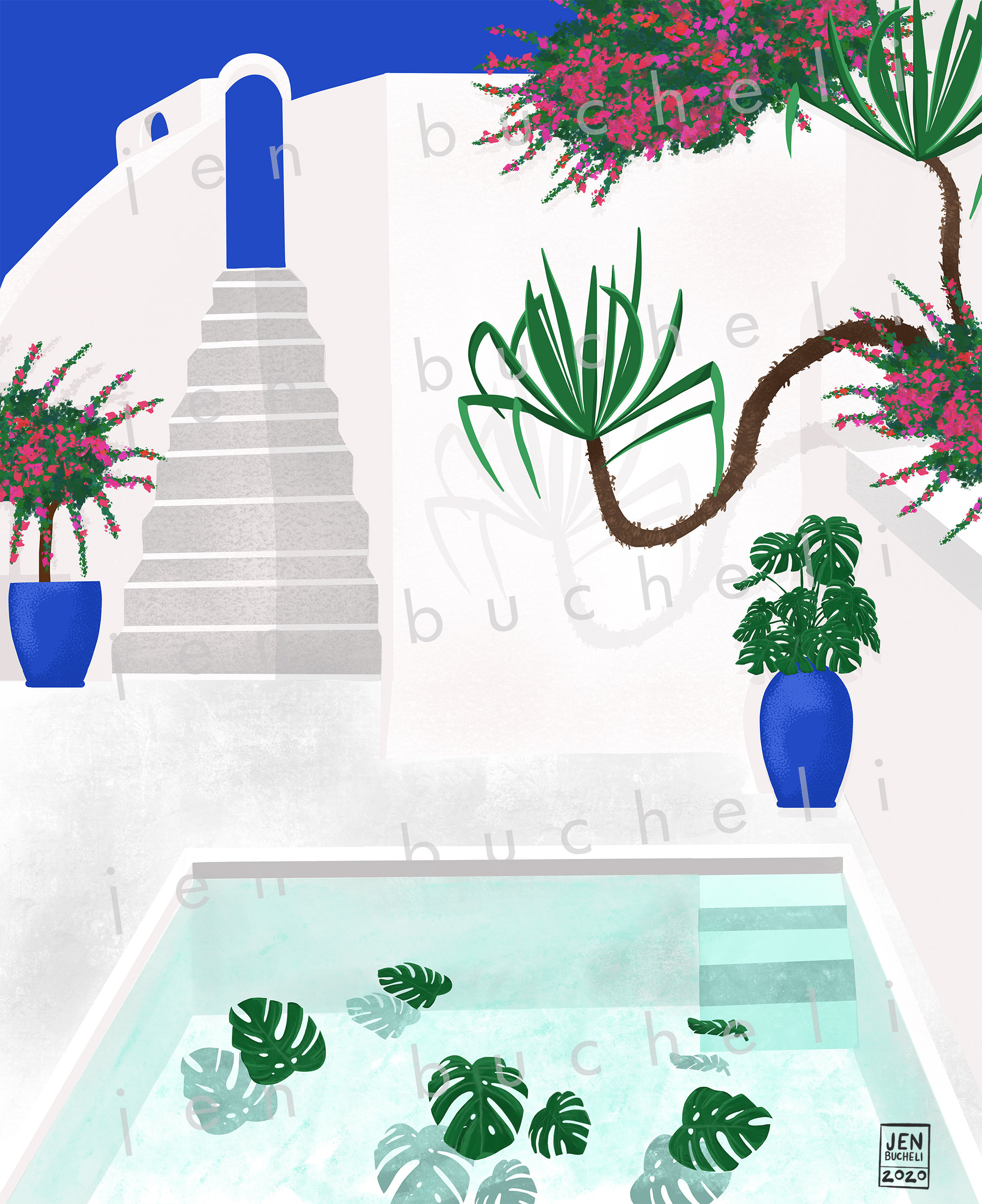 Santorini Greece Card Set: Mediterranean Seaside Note Cards - Etsy