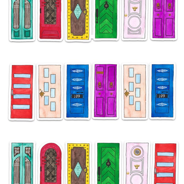 Door Sticker - Etsy