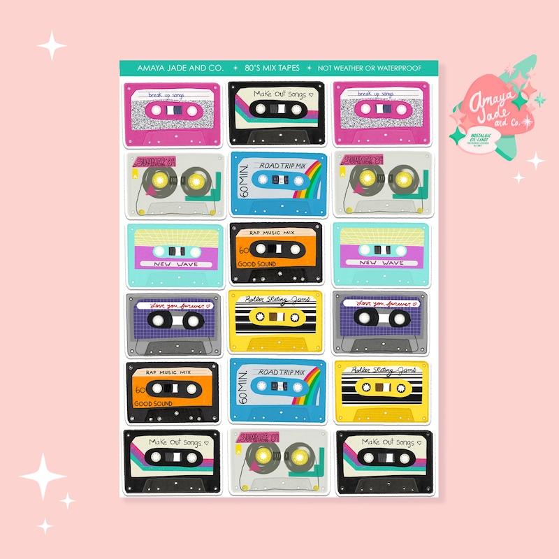 Cassette Labels - Etsy
