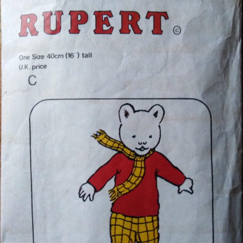 Rupert Bear - Etsy
