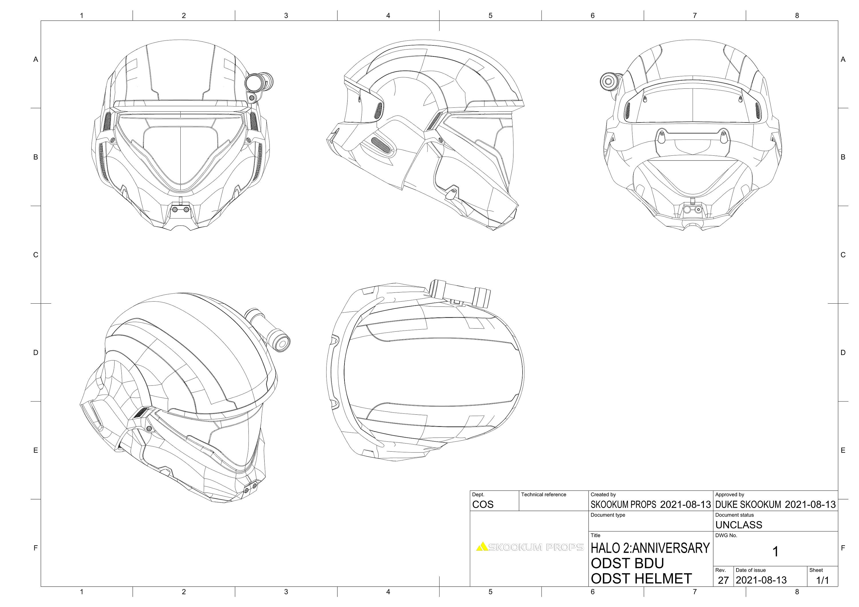 Halo Odst Armor Blueprints
