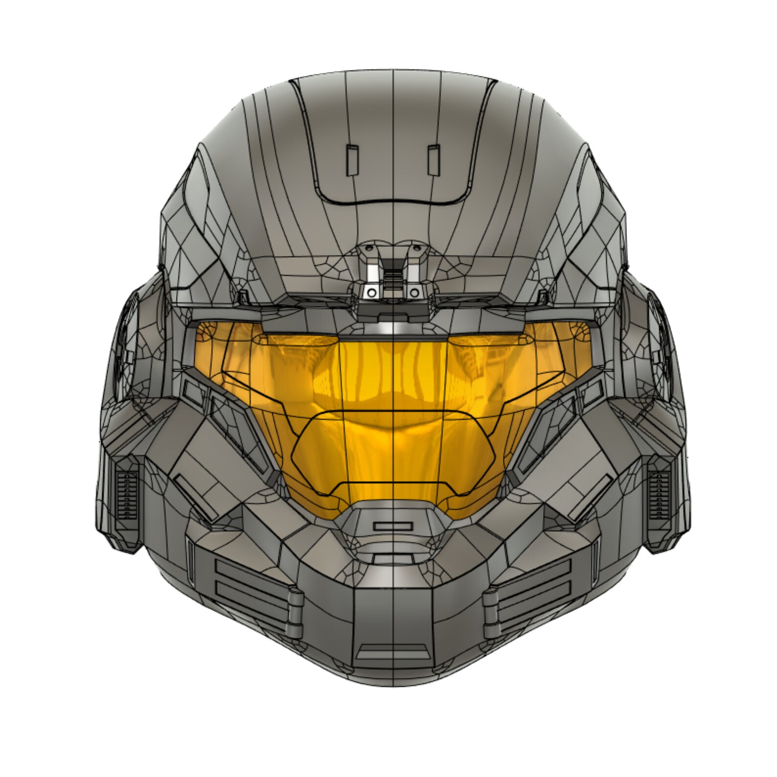 Halo Reach Mark V B Casco Modelo 3D para armadura de cosplay | Etsy