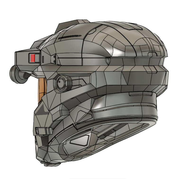 Operator Helmet 3D Model for Cosplay Armour Inspired by Halo - Etsy ...