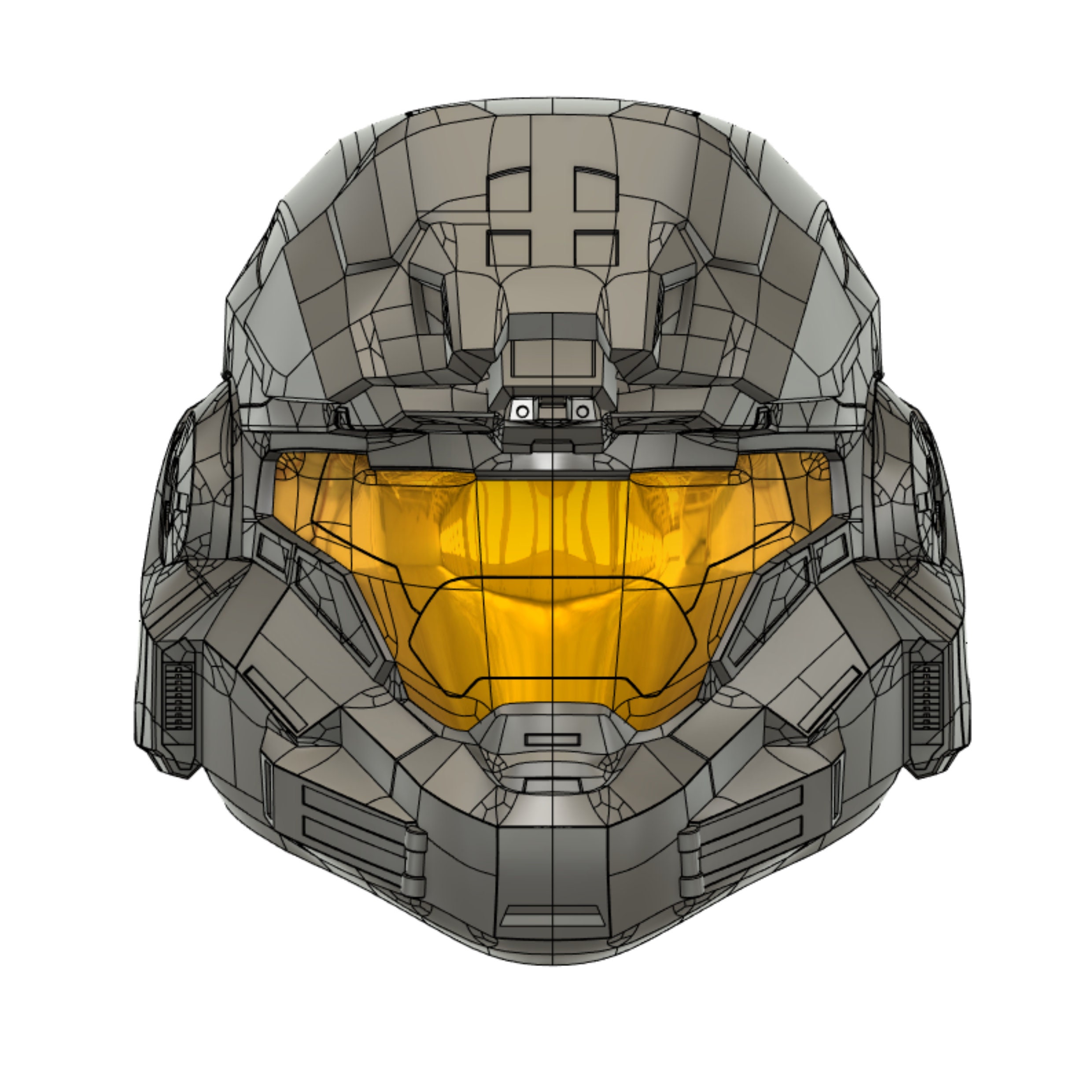 Mark V B Helmet 3D Model for Cosplay Armour Inspired by Halo - Etsy ...