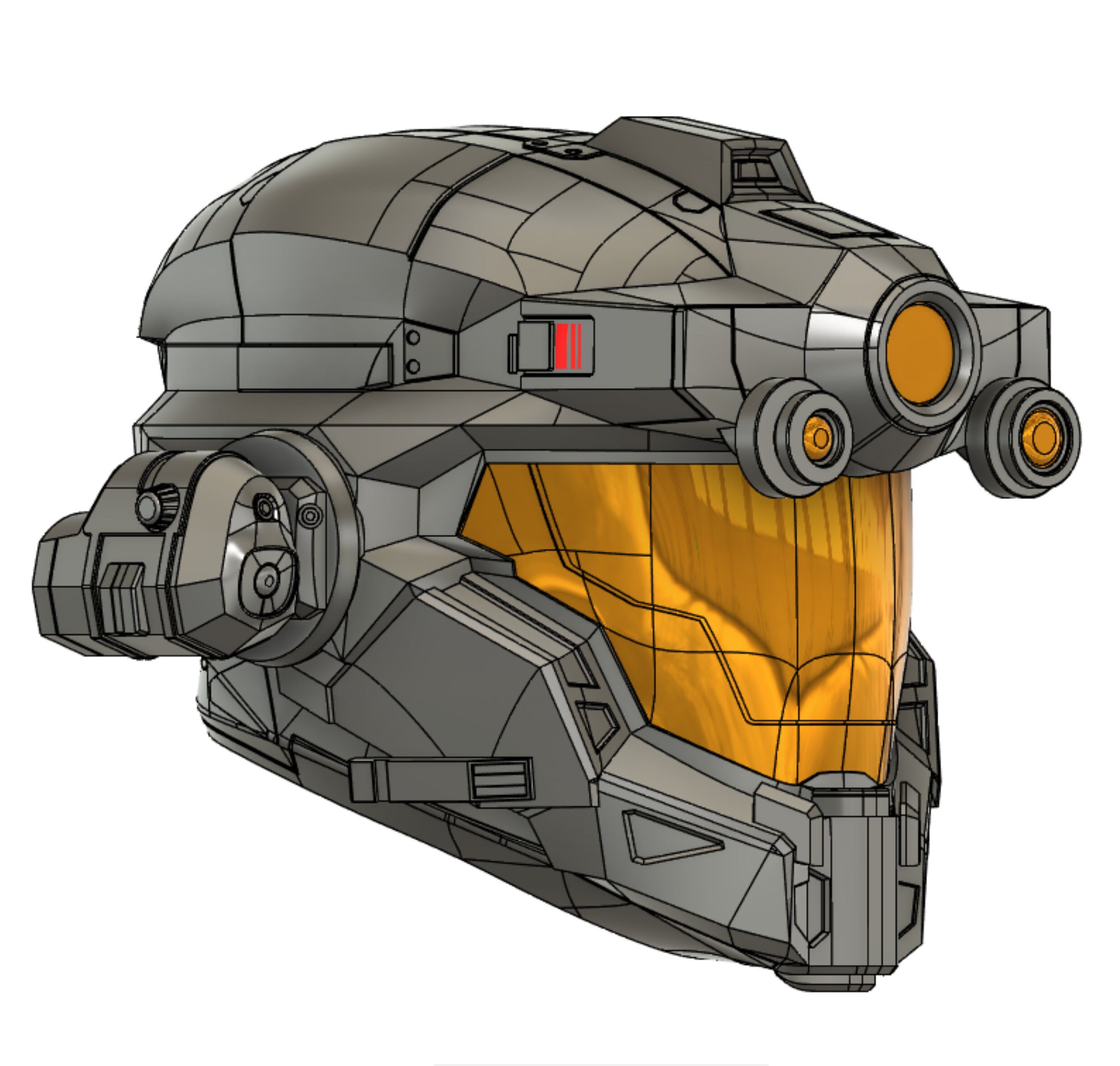 Operator Helmet 3D Model for Cosplay Armour Inspired by Halo - Etsy ...