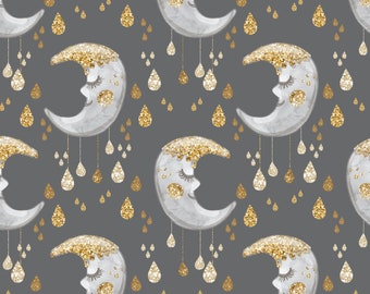 Moon fabric | Etsy