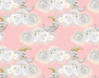 Moon fabric | Etsy
