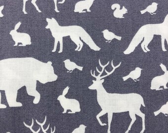 Woodland fabric | Etsy