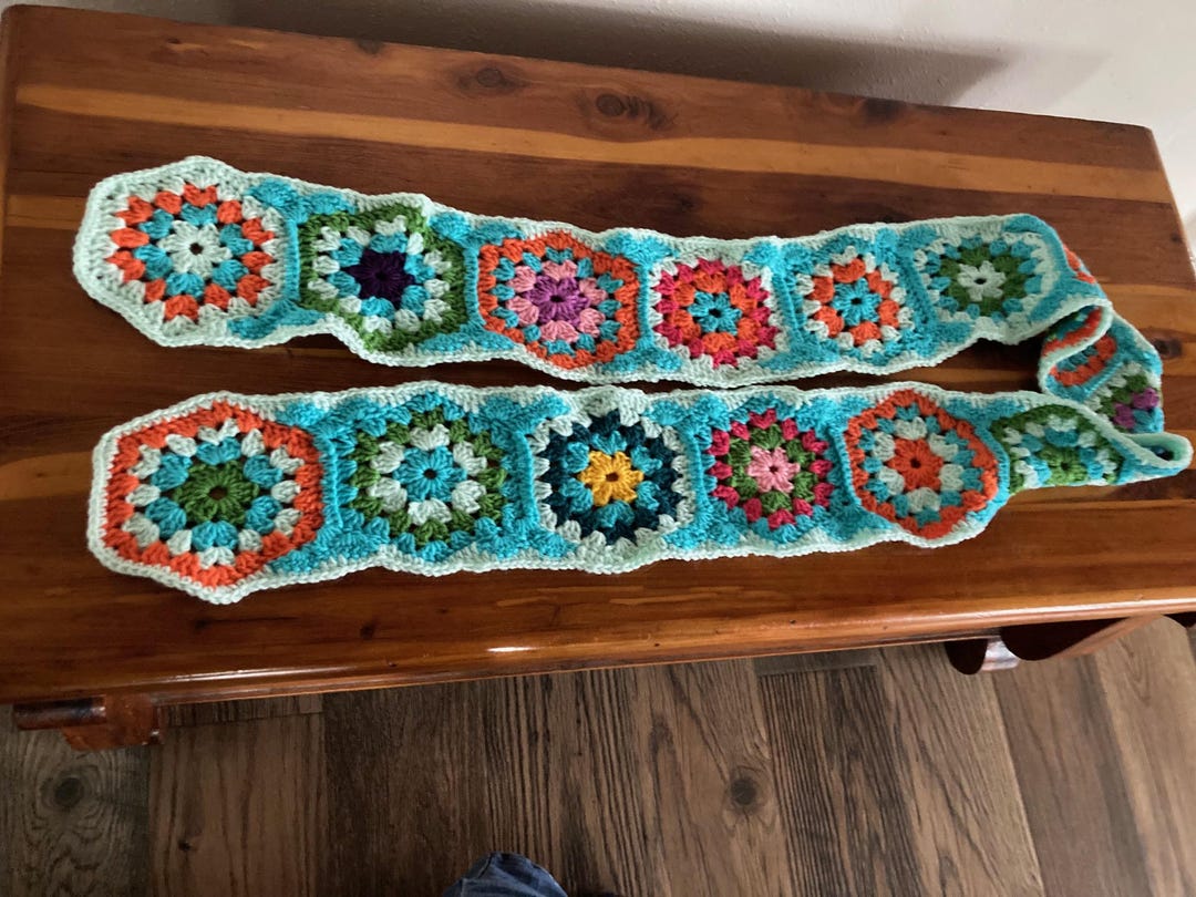Elsbeth Inspired Crochet Scarf, Hexigon Pattern - Etsy