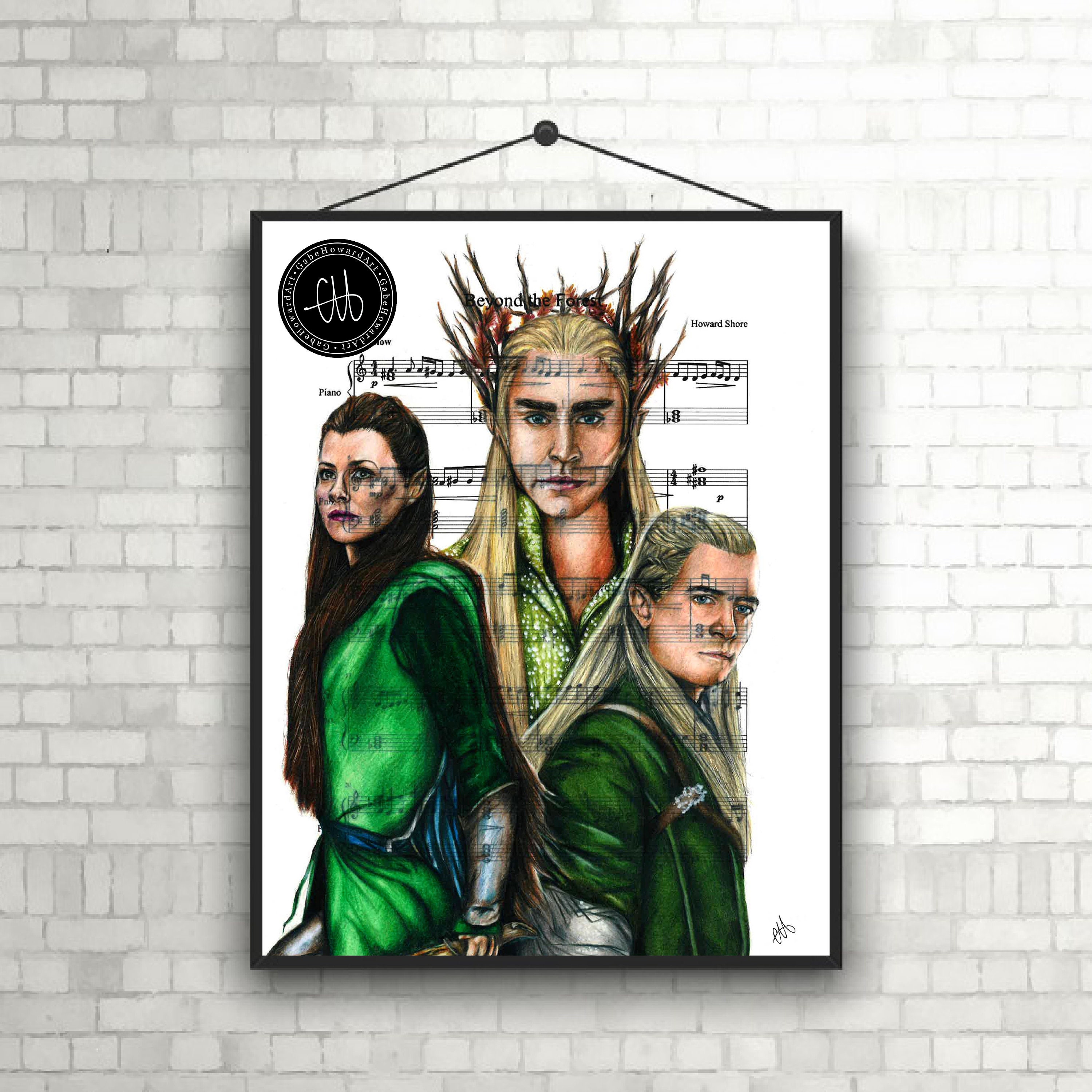 The Hobbit Legolas And Tauriel Poster