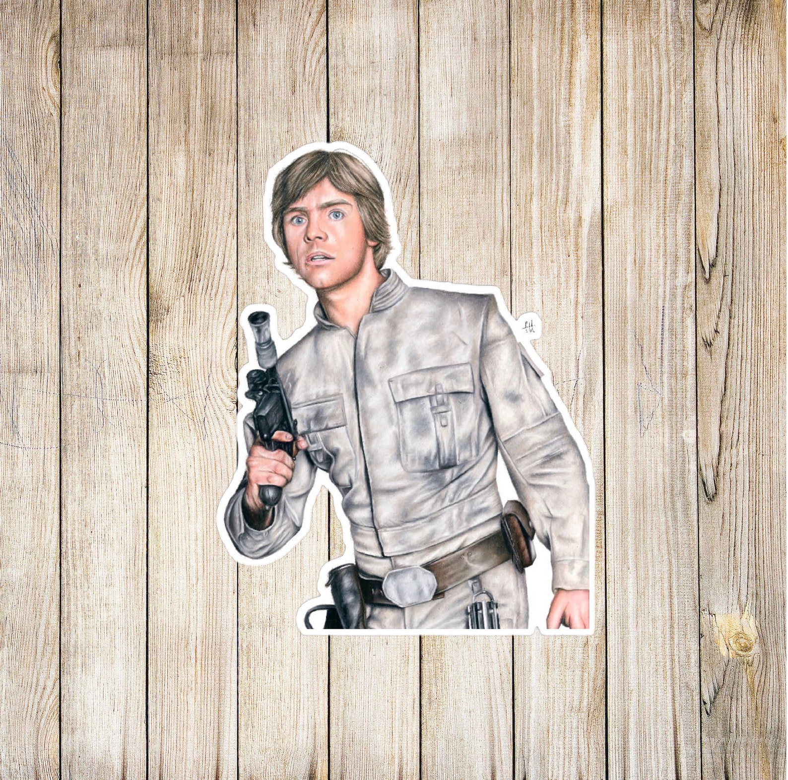 Luke Skywalker - Vinyl Art Sticker - Etsy.de