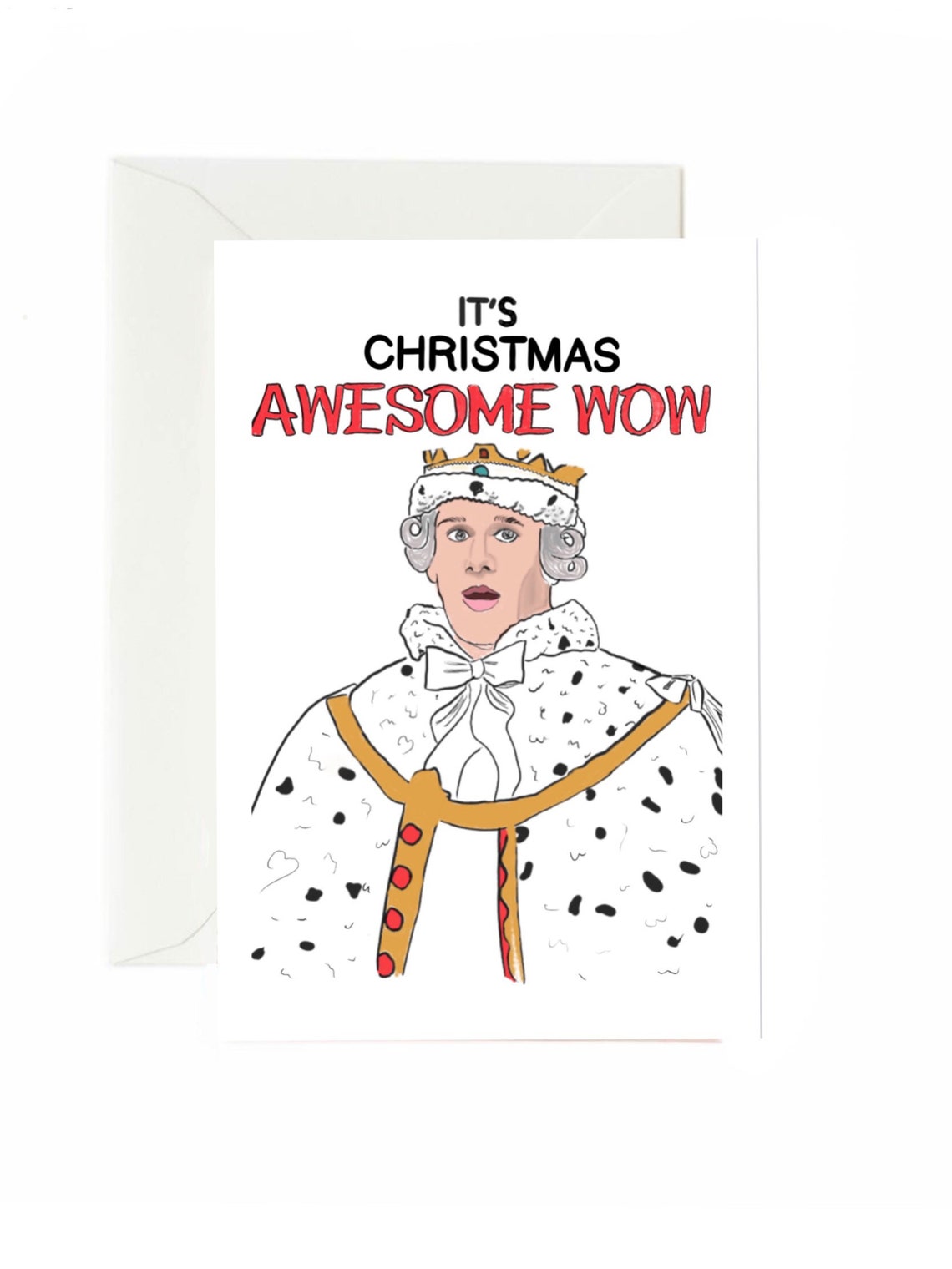 King George Hamilton Christmas Card - Etsy