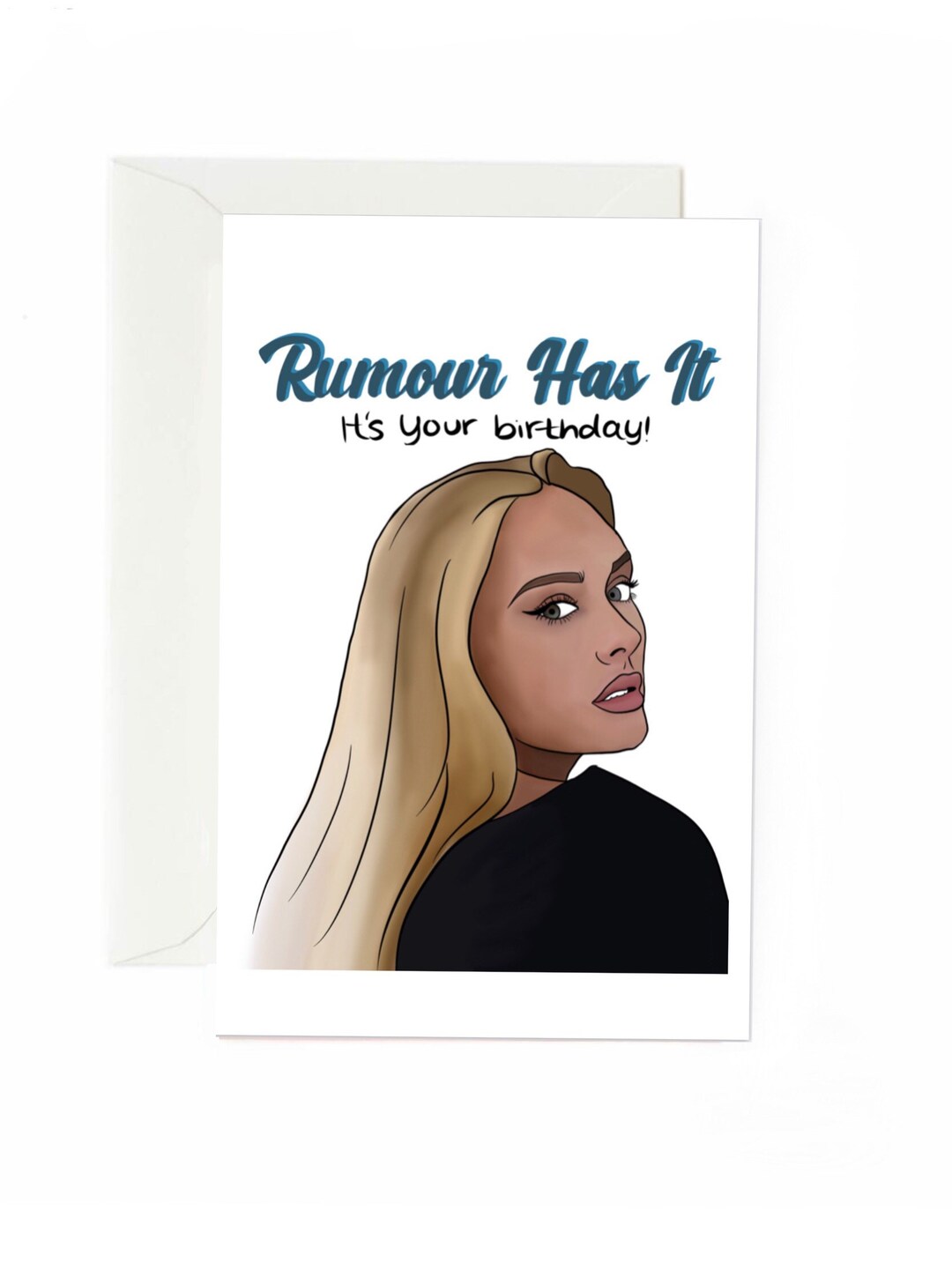 Adele 30 Rumour Has It Birthday Card Digital Download - Etsy