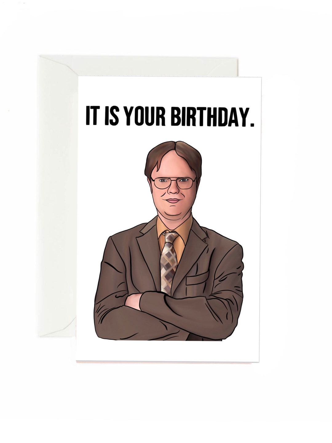 Dwight Schrute the Office Birthday Card - Etsy