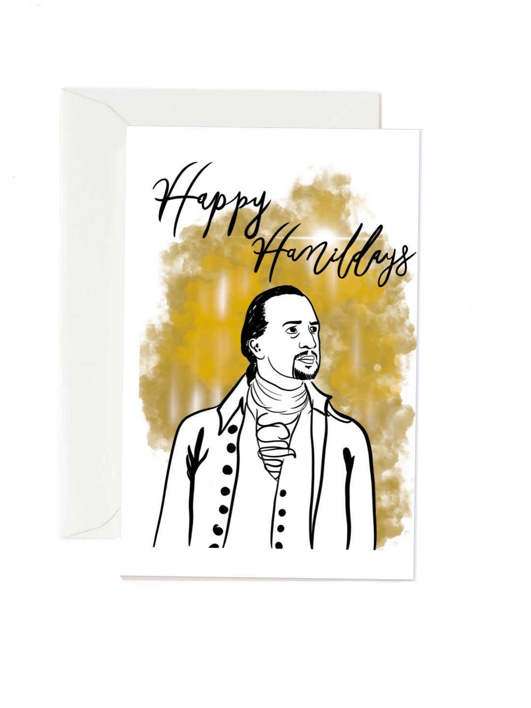 Alexander Hamilton Christmas Card - Etsy