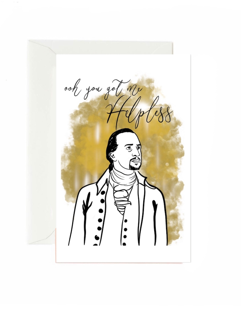 Alexander Hamilton Valentines Day Love Card | Etsy