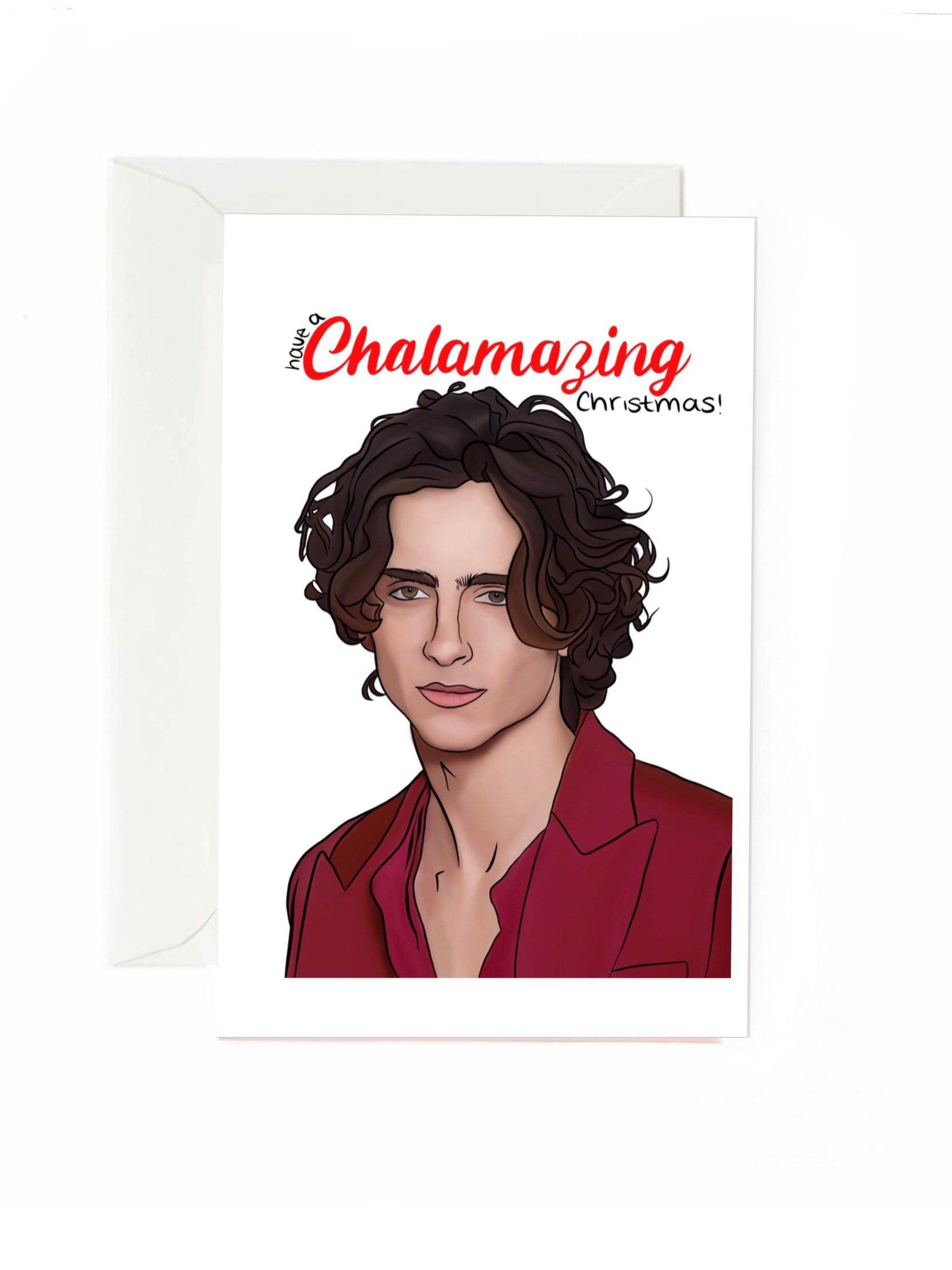 Timothée Chalamet Christmas Card - Etsy