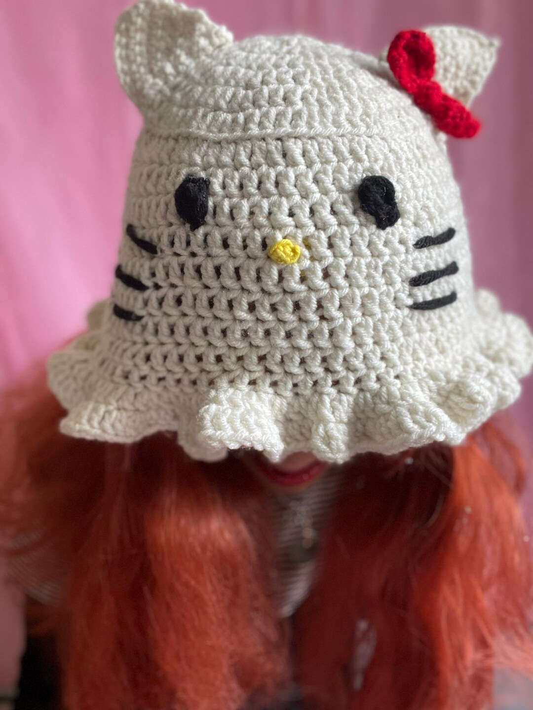 Hello Kitty Inspired Bucket Hat - Etsy