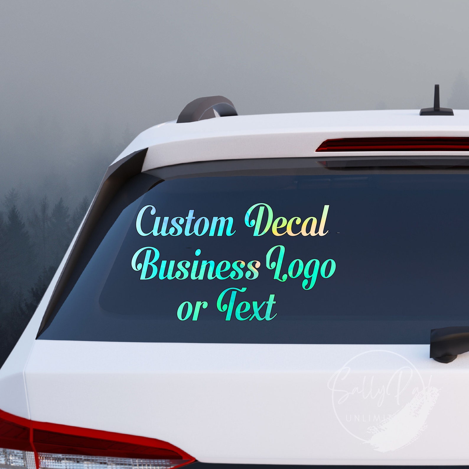 Personalized Car Decal Custom Business Car Sticker Laptop Vinyl Car ...