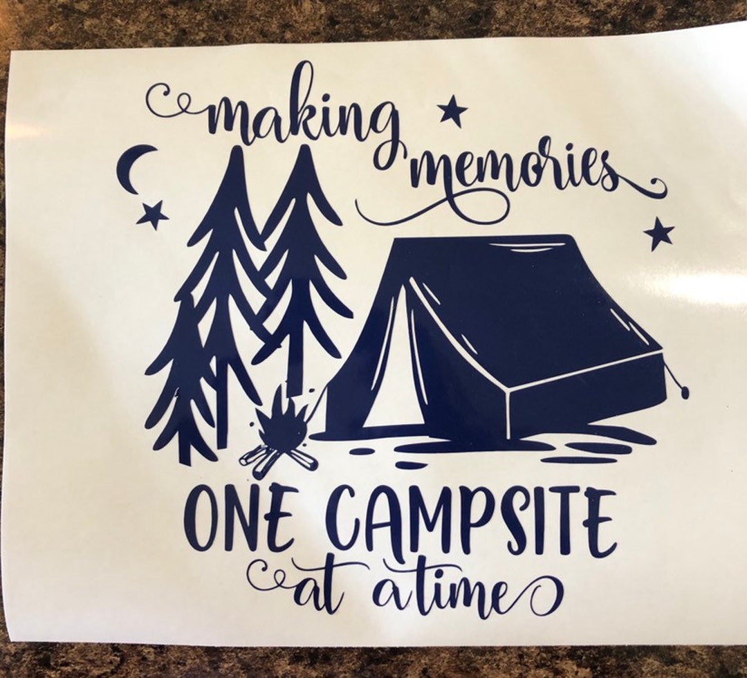 Vinyl Decal Camp Decal Vinyl Sticker DIY Paint Bucket - Etsy