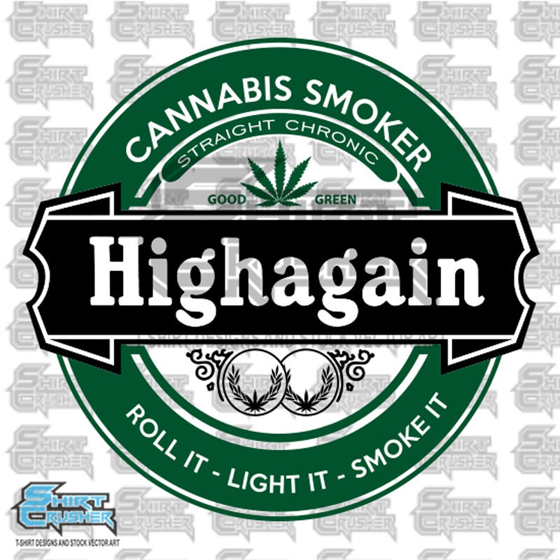 420 Graphic Clipart T Shirt Design Funny logo design Png | Etsy