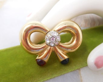 Joan Rivers Bow Brooch - Etsy