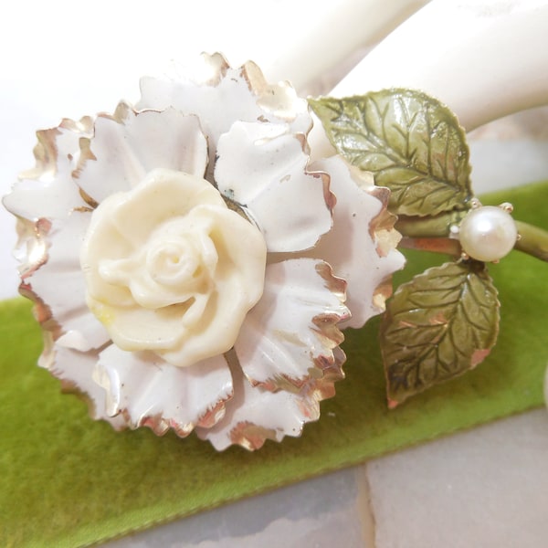 Coro Flower Pin - Etsy