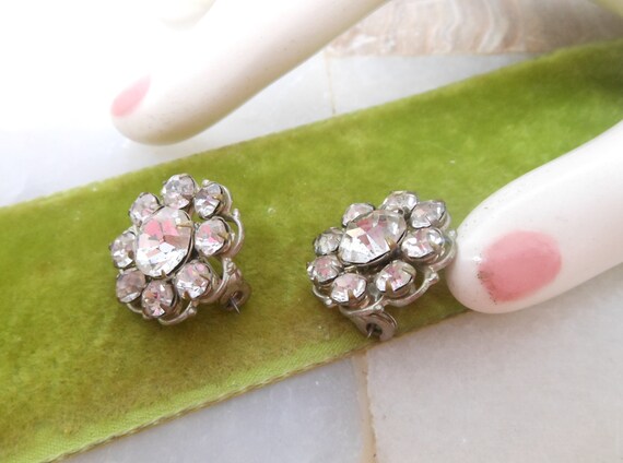 Vintage Art Deco Scatter Pin Pair Rhinestone Brooch P… - Gem