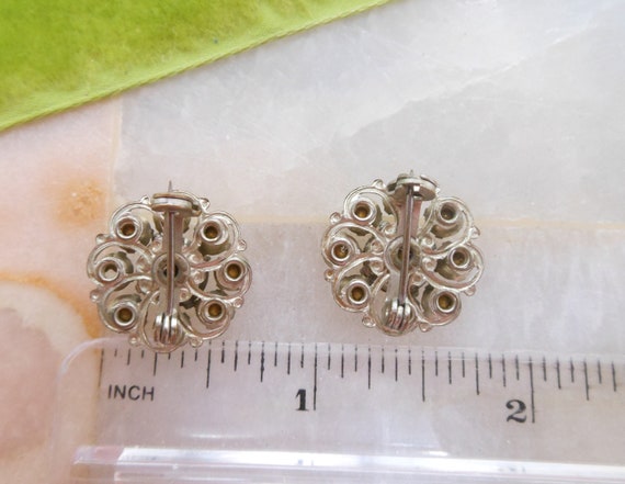 Vintage Art Deco Scatter Pin Pair Rhinestone Brooch P… - Gem