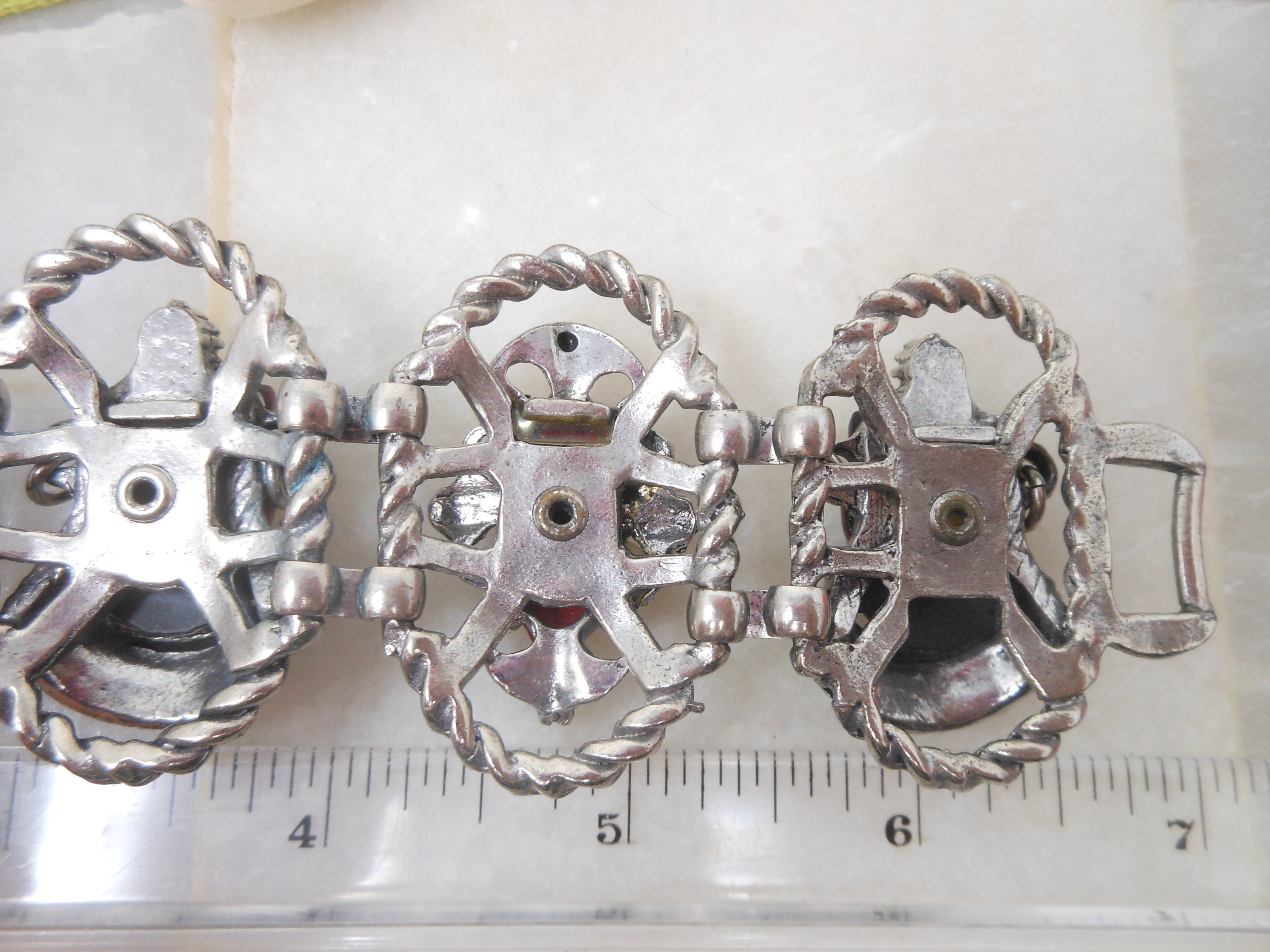 Vintage SELRO SELINI Chunky Bracelet African Princess Mask | Etsy