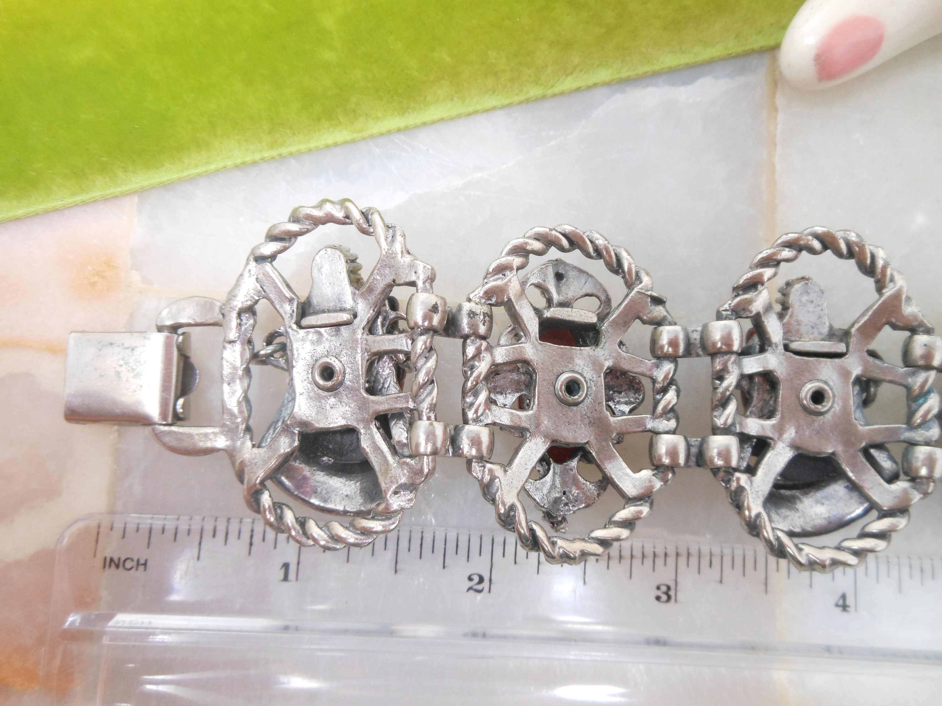 Vintage SELRO SELINI Chunky Bracelet African Princess Mask | Etsy