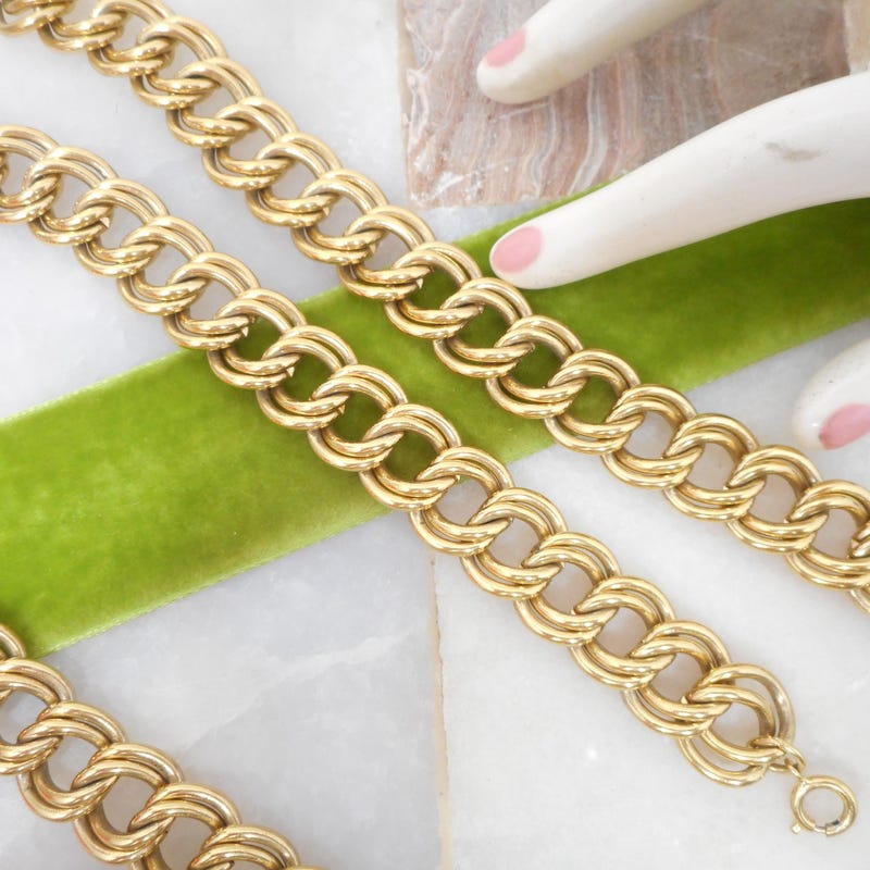 Crown Trifari Link Necklace - Etsy