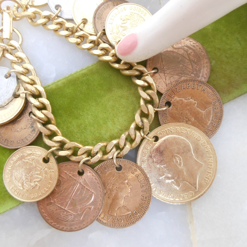 Coin Charms - Etsy