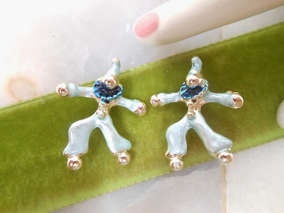 Vintage Jester Clown Scatter Pin Set Figural Enamel B… - Gem